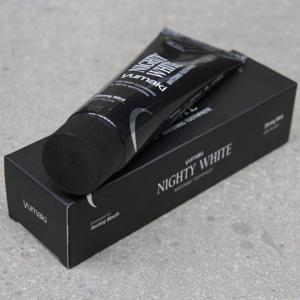 Yumaki Nighty White Toothpaste | Strong Mint Whitening Toothpaste | Yumaki